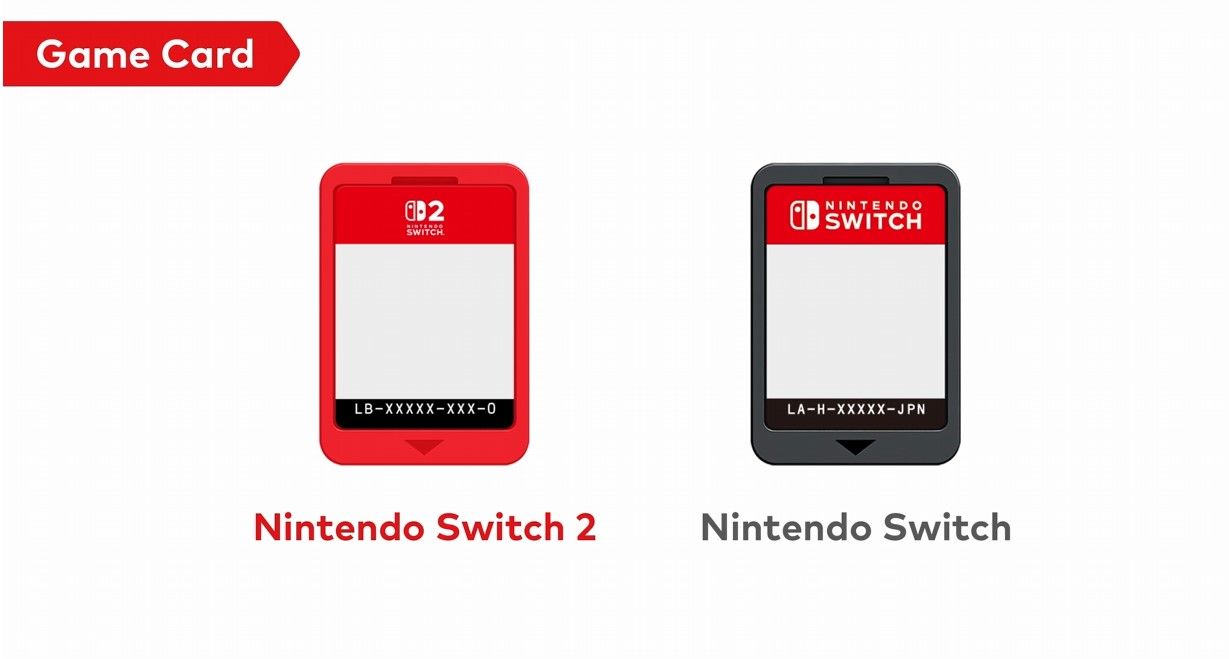 新しいSwitch 2カートリッジは、はるかに高速で、より多くのストレージがあり、視覚的に異なりますが、サイズは同じです - - Gamereactor
