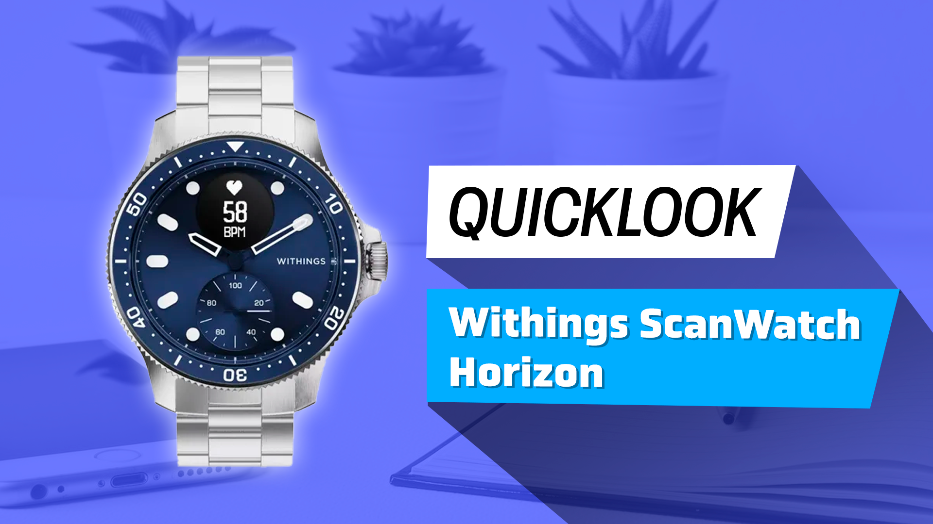 Withings Scan Watch Horizonは、通常のスマートウォッチに代わるスタイリッシュな代替品です - - Gamereactor