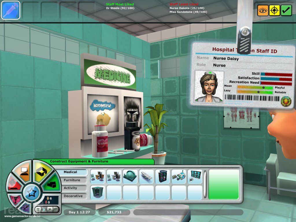 Hospital Tycoon - Gamereactor JP