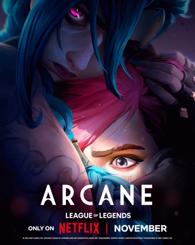 Netflixが「Arcane」シーズン2をクールなポスターで盛り上げる - Arcane (Netflix) - Gamereactor